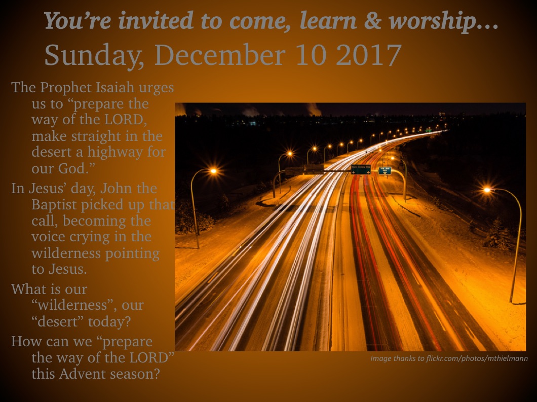 Worship Invitation for Dec 10 | Trinity Evangelical Lutheran Church ...