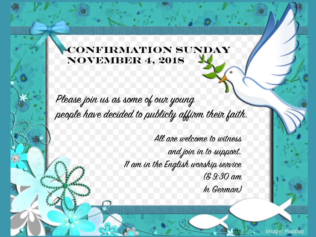 Confirmation Sunday | Trinity Evangelical Lutheran Church Edmonton